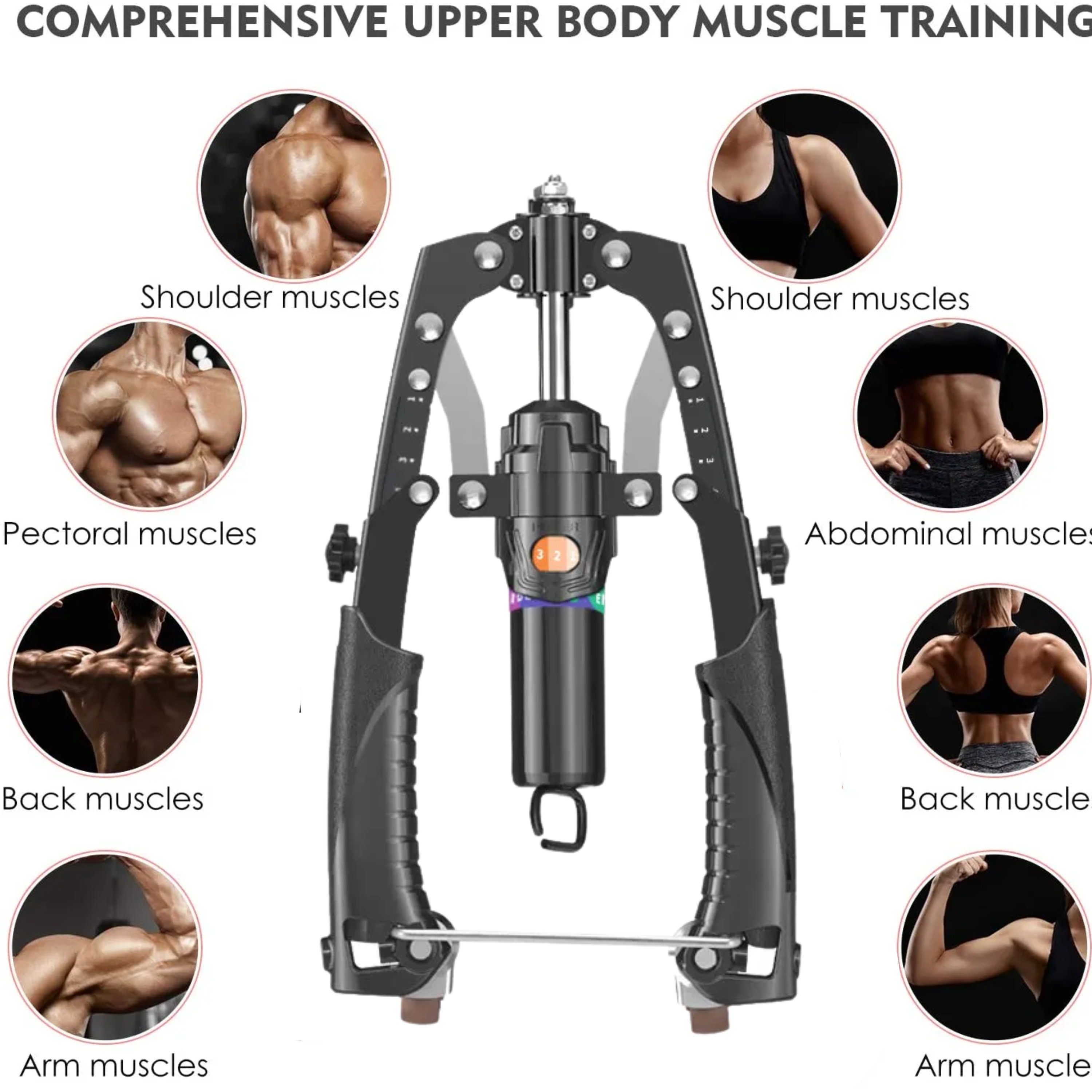 Power Twister Arm Exerciser 2-1 Home Fitness Equipment for Men and ...