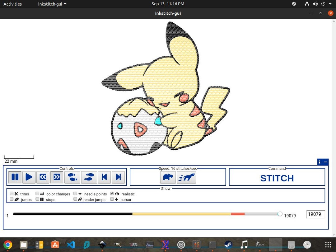 Pikachu & Togepi Embroidery File - Etsy