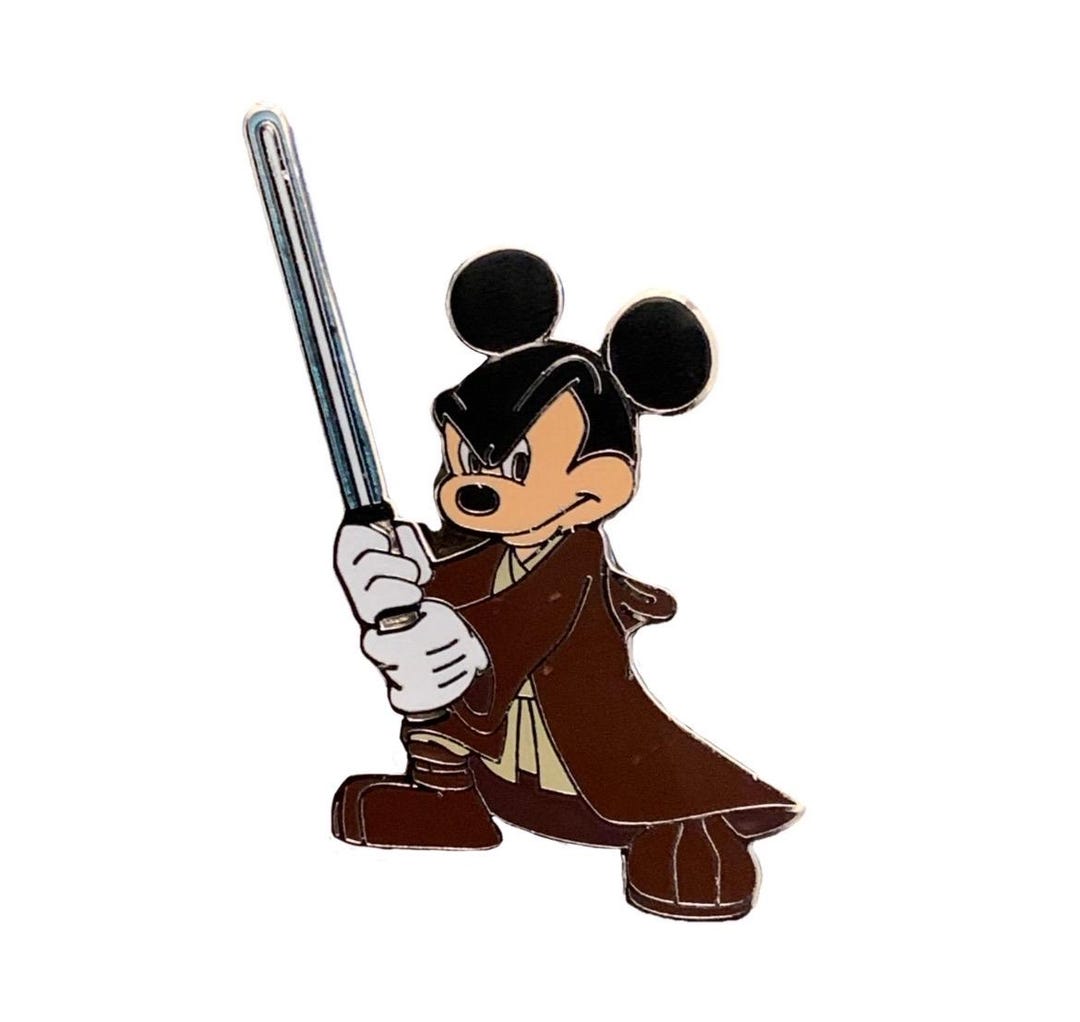 LIMITED EDITION OF 500 Jedi Mickey Mouse Star Wars Pin - Etsy