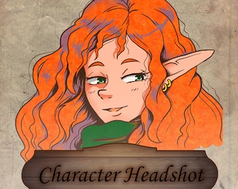 Skip Draws Character Headshot - Etsy