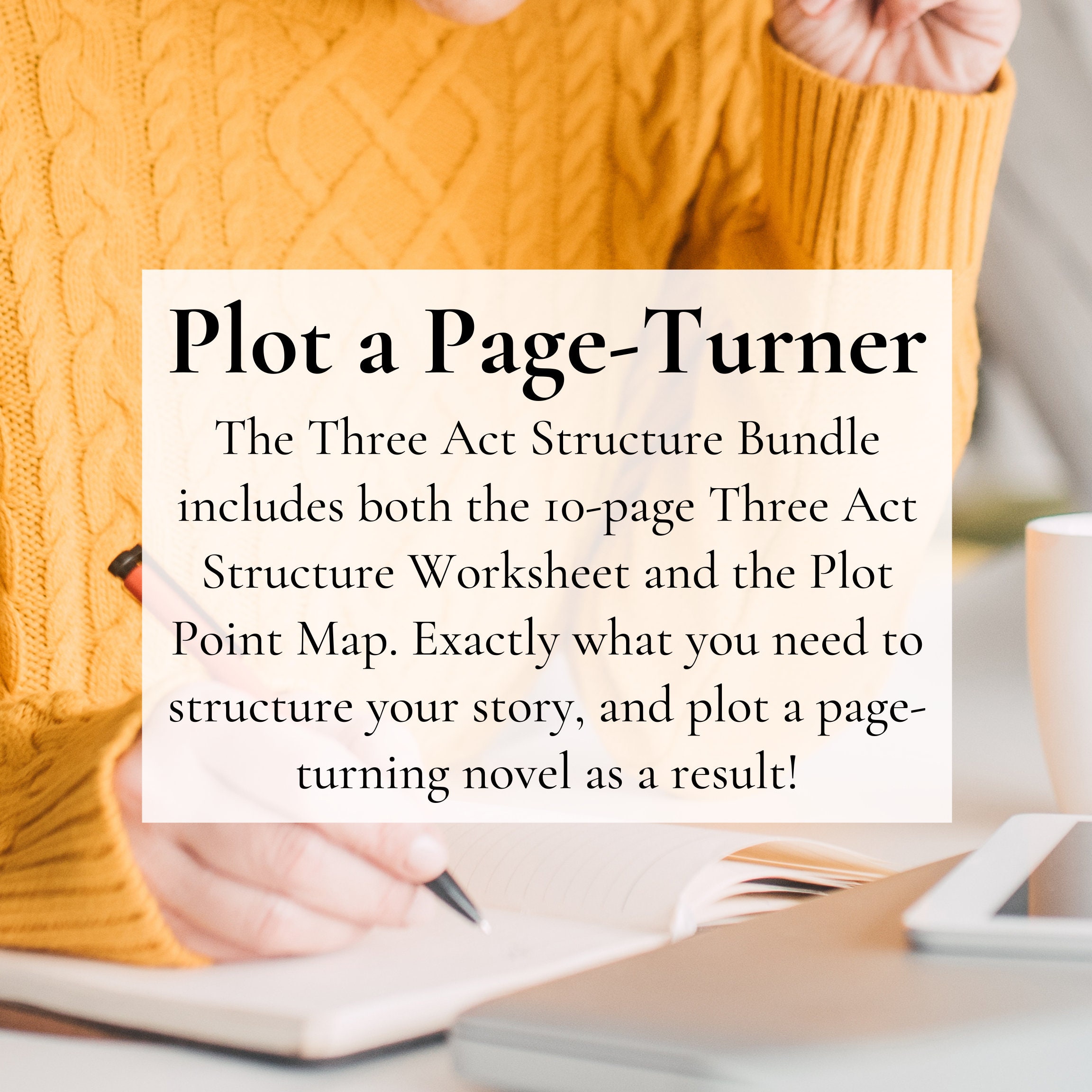 Three Act Structure Bundle - Plotting Worksheet, Three Act Structure ...