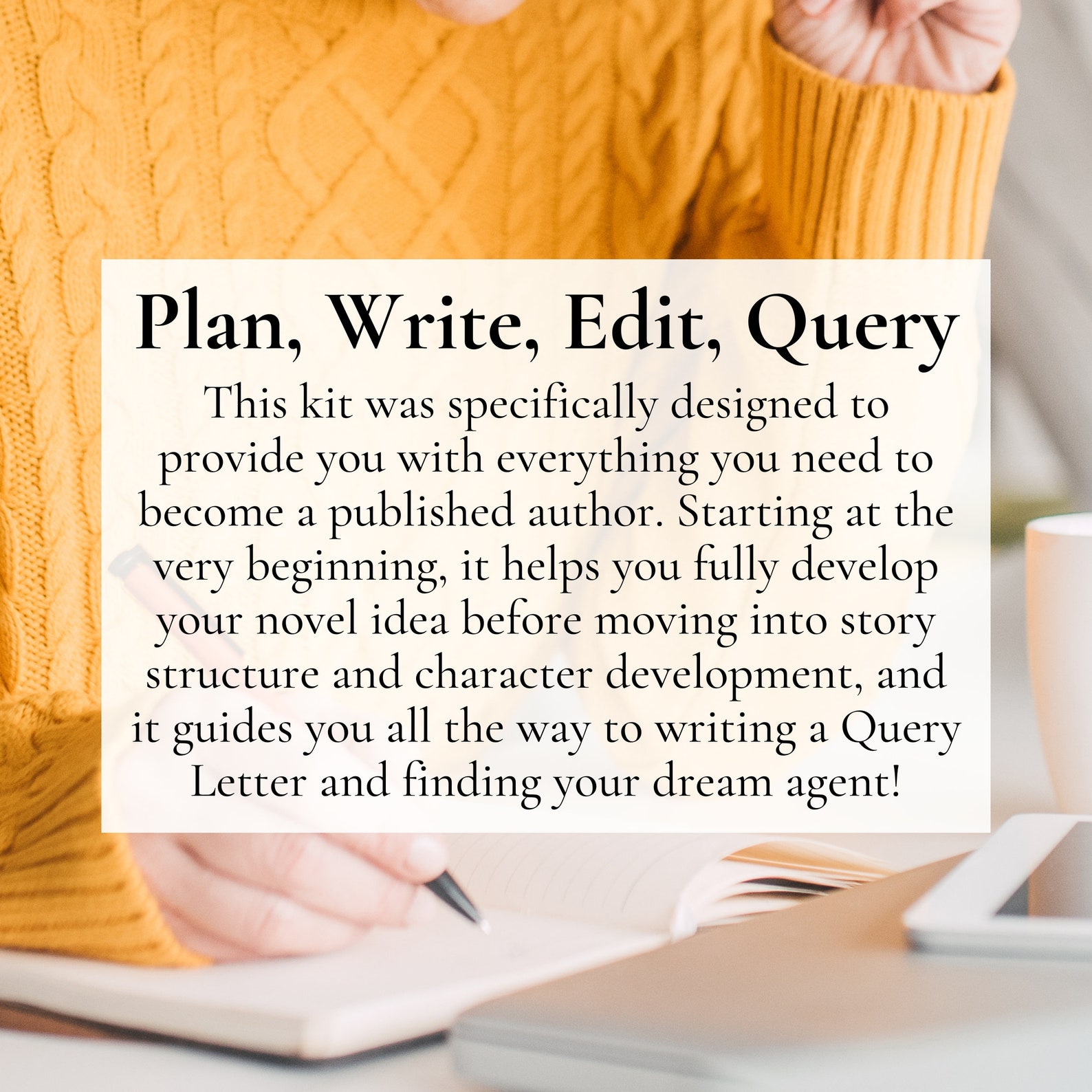 Write a Book Kit - Write a Book, Write Your First Book, Plan a Book ...