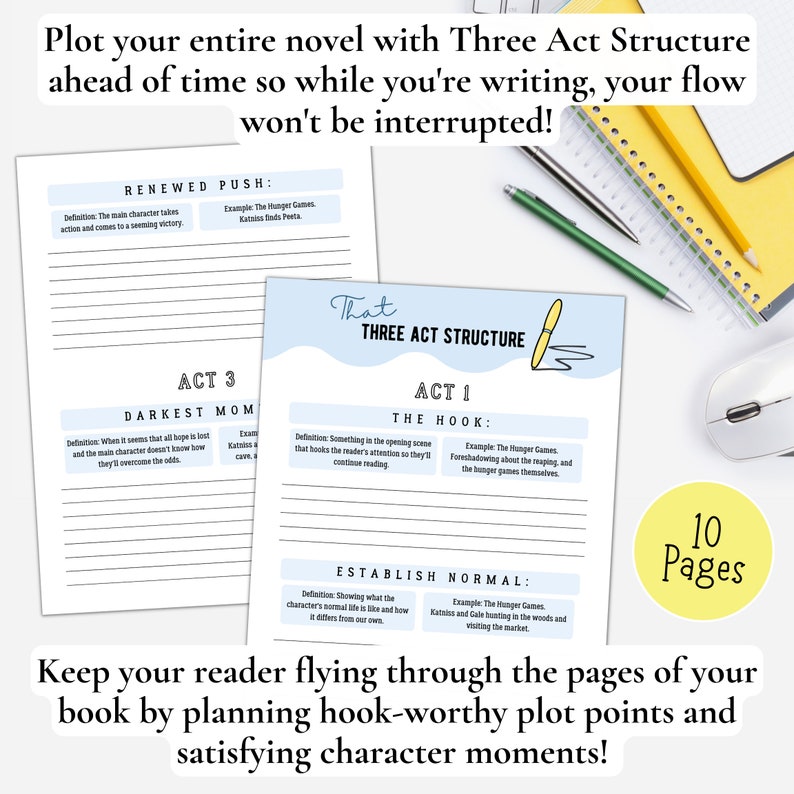 Story Structure Worksheet Plot Your Novel, Plot Your Book, Story Structure, Plotting Worksheet ...