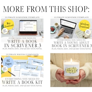 Write a Book Kit - Write a Book, Write Your First Book, Plan a Book ...