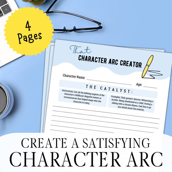 Character Arc Novel - Etsy