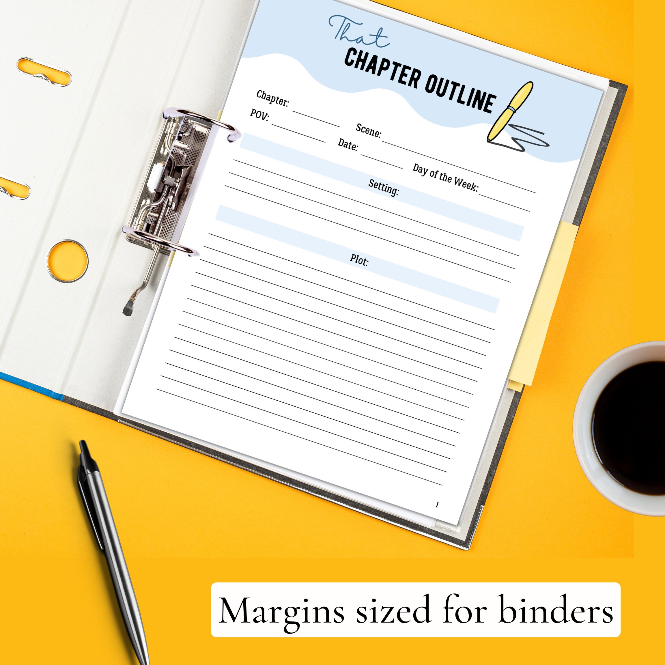 Chapter-by-chapter Outline - Nanowrimo Worksheet, Novel Outline ...