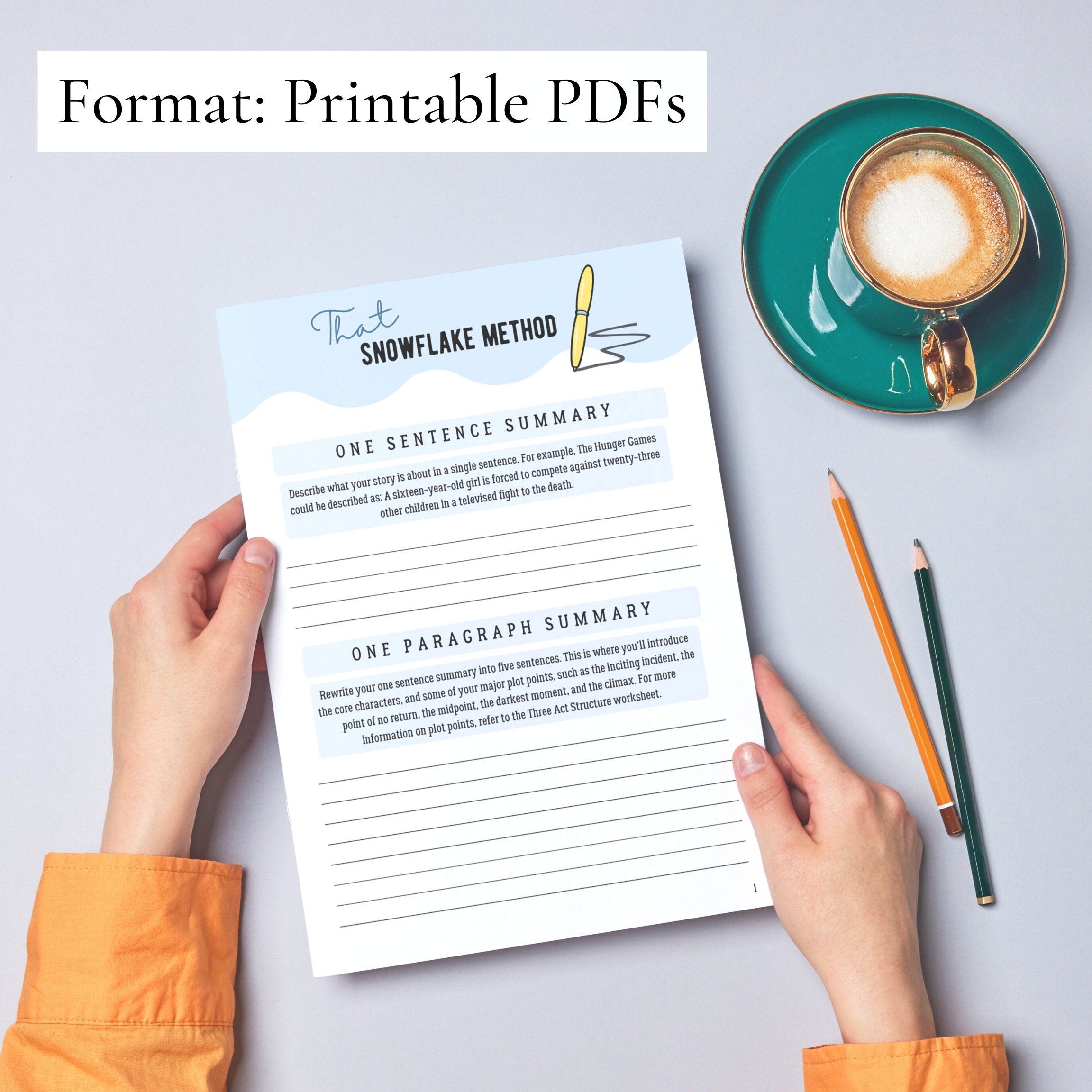 Snowflake Method Bundle Snowflake Method, Snowflake Method Worksheet ...