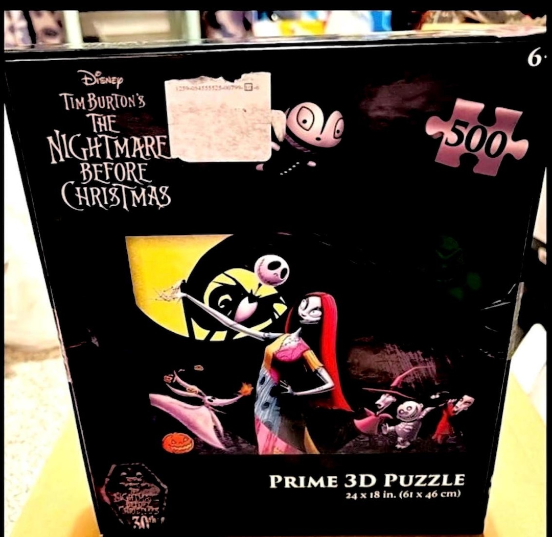 The Nightmare Before Christmas Puzzle 3D New Jack Skellington Sally ...
