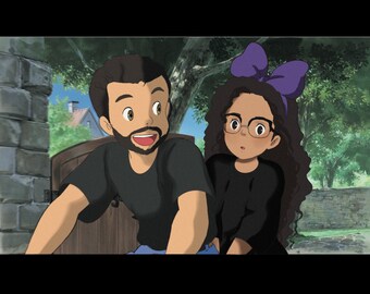 Anime Drawing Studio Ghibli - Etsy