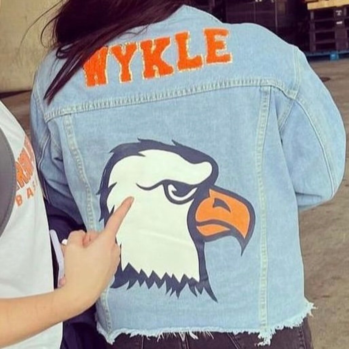 Custom Hand Painted Jean Jacket Personalized Concert Jean Jacket Sports ...