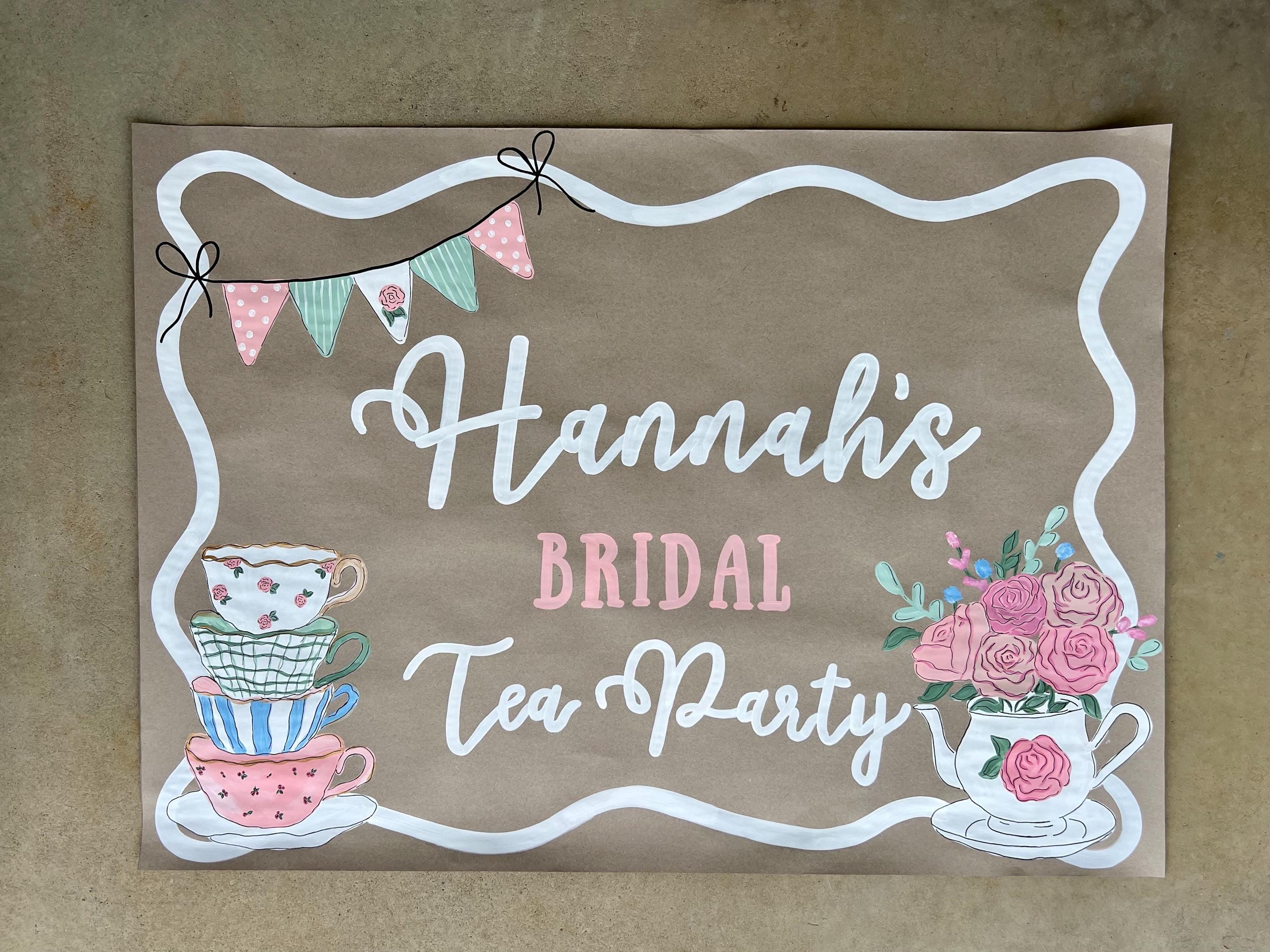 Custom Hand-painted Kraft Paper Banner – Personalized Party Decoration ...