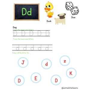 All 26 Letters From A-Z, Find and Seek for Pre-school With Free Custom ...