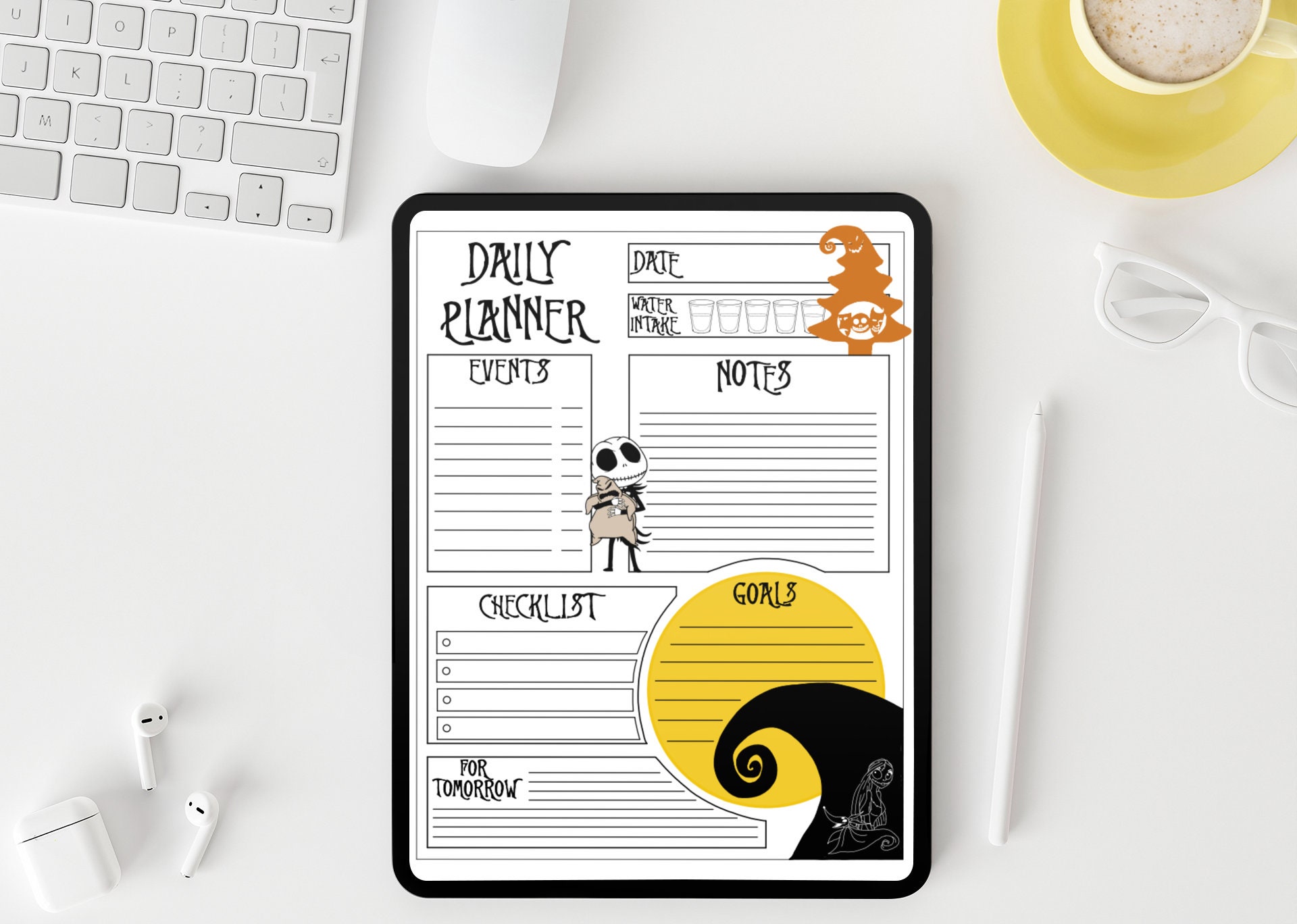 Nightmare Before Christmas Daily Planner - Etsy