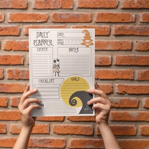 Nightmare Before Christmas Daily Planner - Etsy