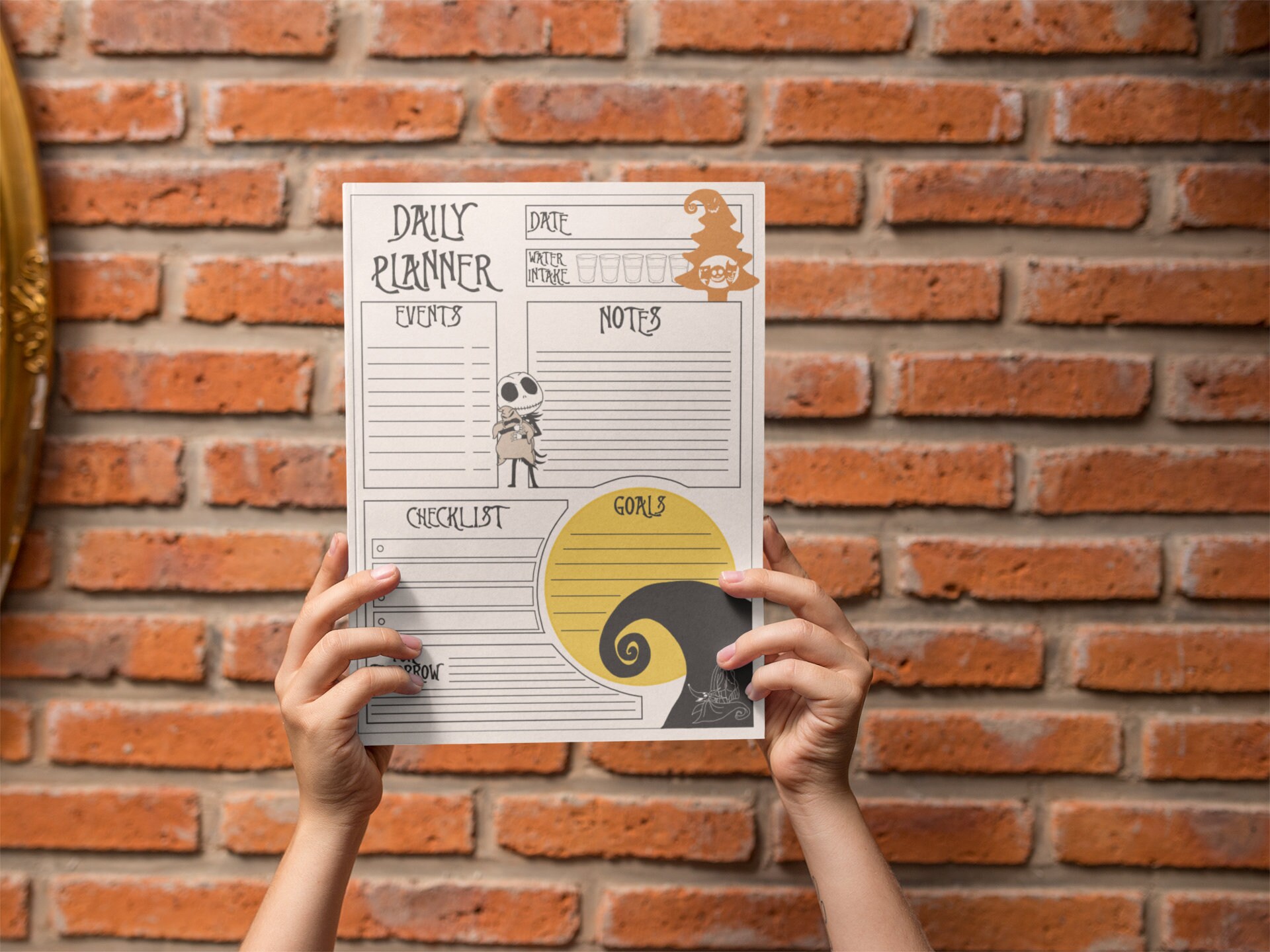 Nightmare Before Christmas Daily Planner - Etsy