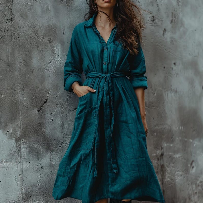 Vibrant Color Dress - Etsy