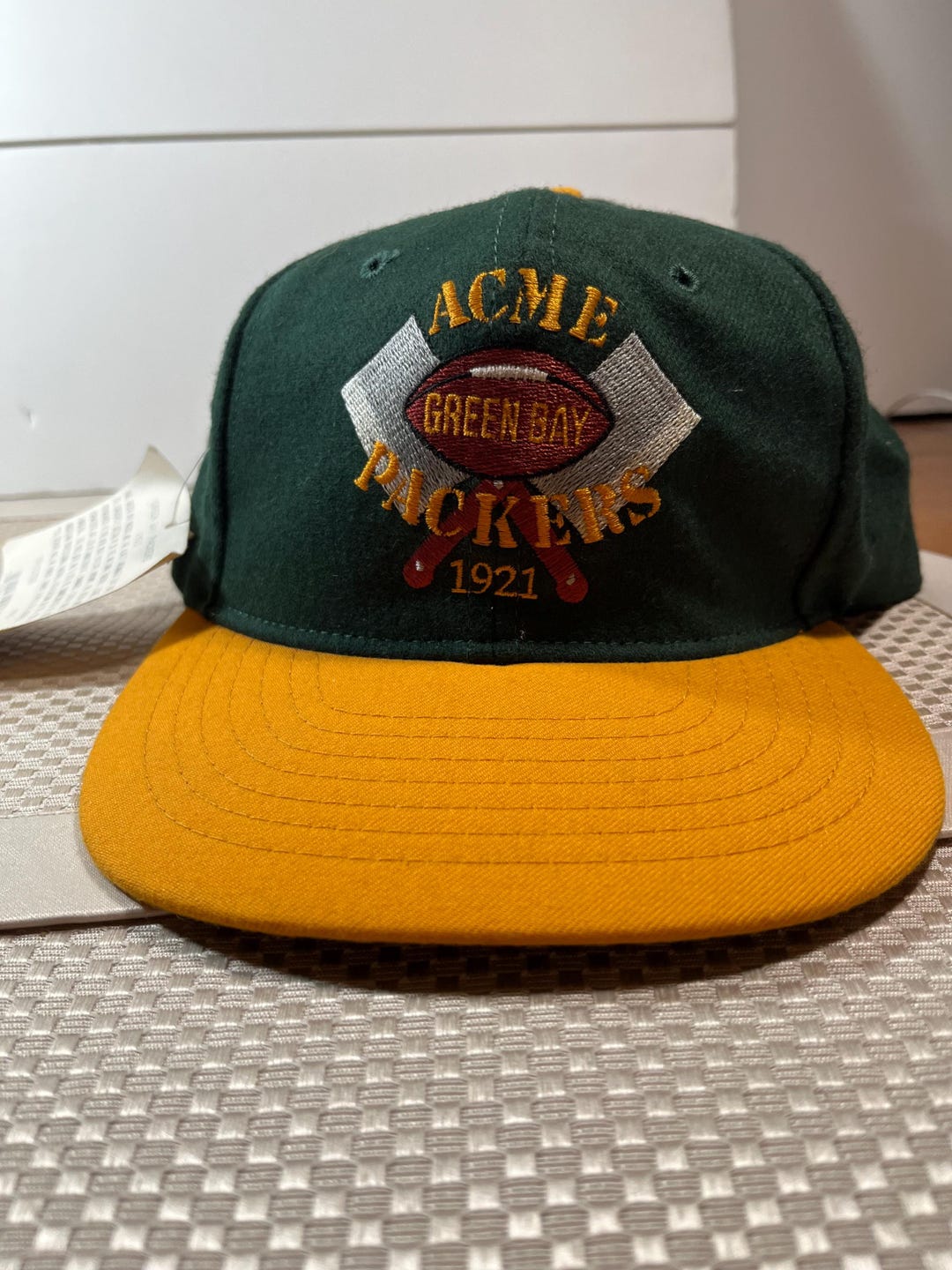 VTG Green Bay Packers 1921 ACME Throwback Roman Embroidered Snapback ...