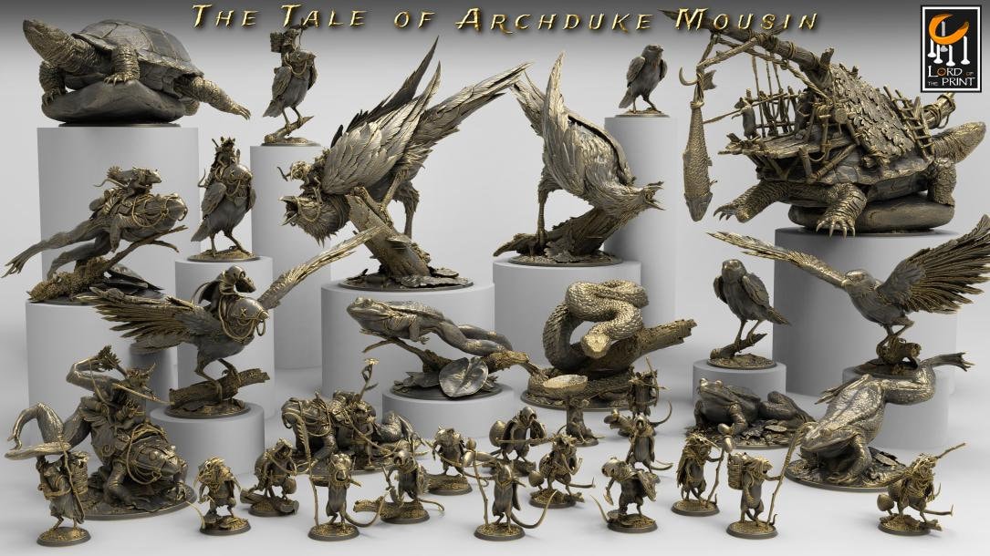 Tale of Archduke Mousin Complete Set Lord of the Print - Etsy Canada