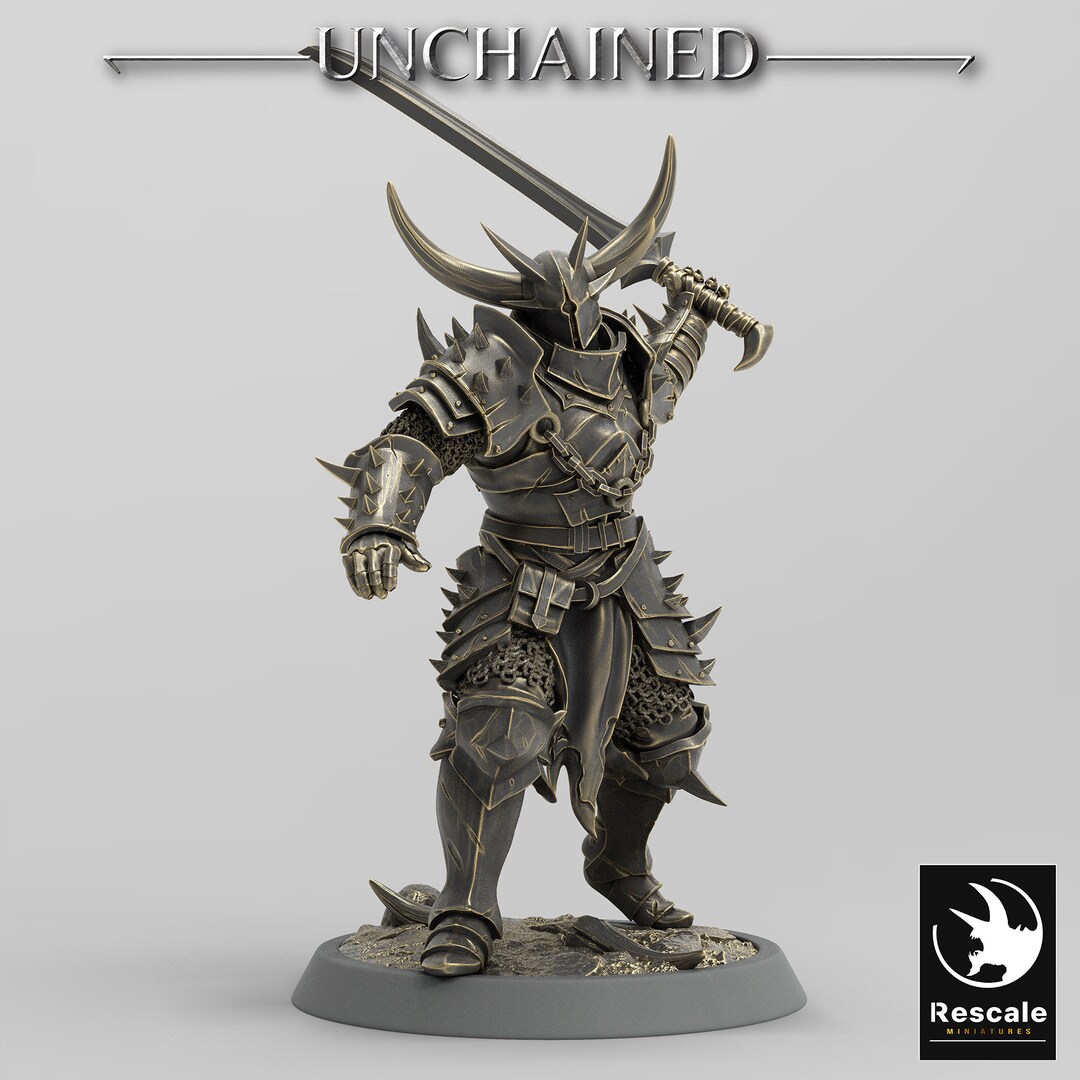 Olaf's Light Infantry Squad - Sword | Unchained | Rescale Minis ...