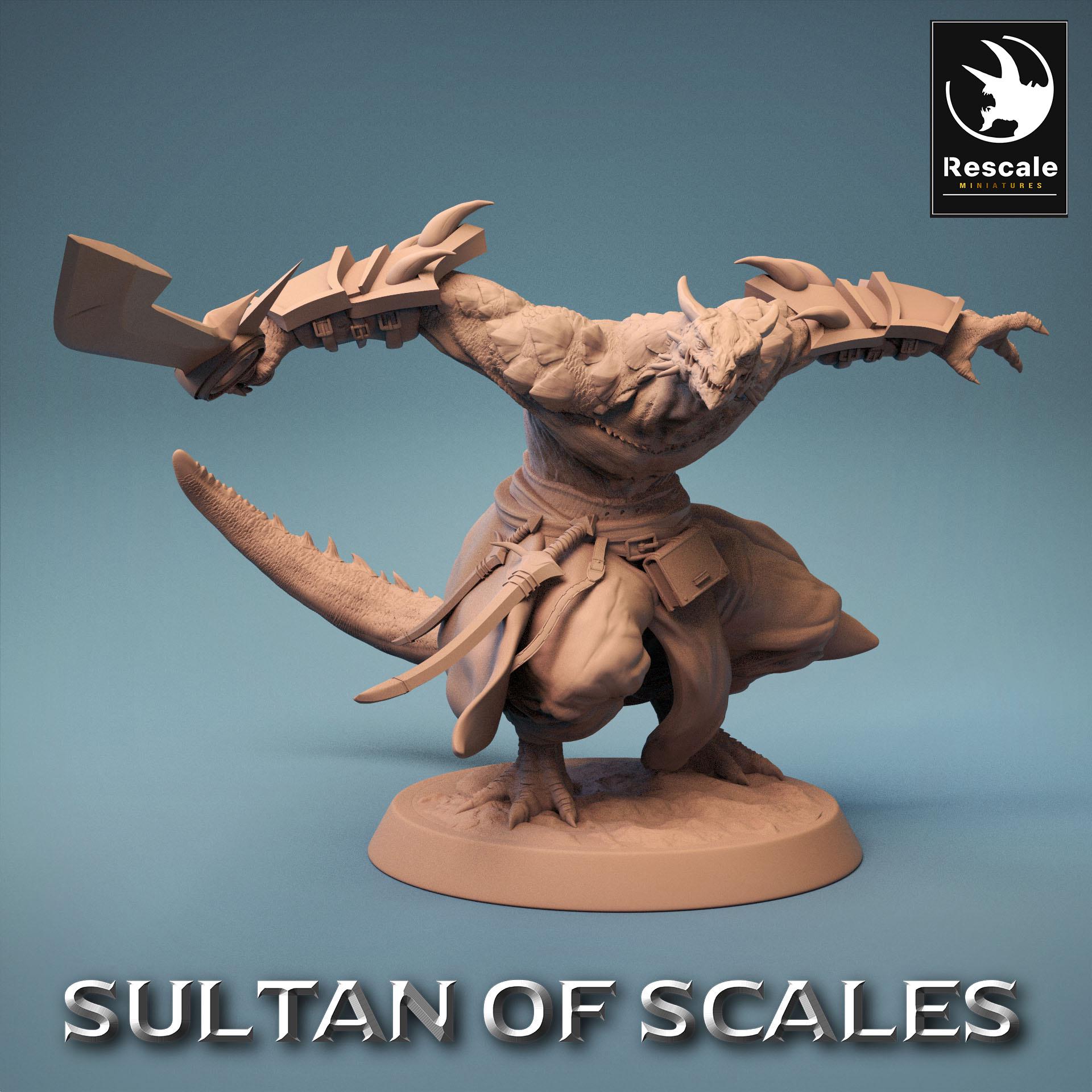 Dragonborn Soldiers Pack A wingless Sultan of Scales Rescale Miniatures ...