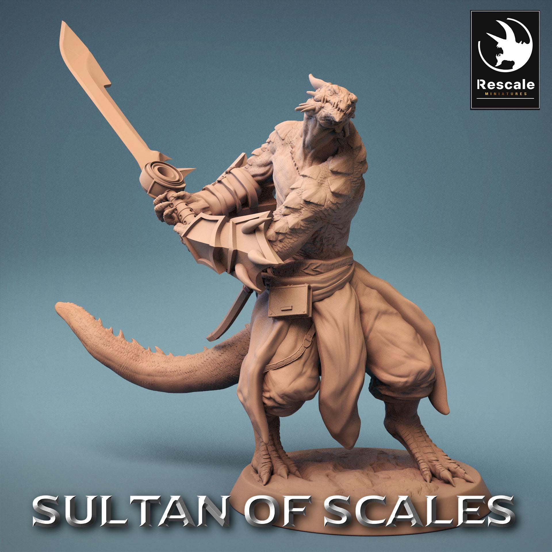 Dragonborn Soldiers Pack A wingless Sultan of Scales Rescale Miniatures ...