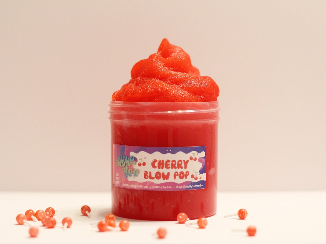 Cherry Blow Pop Slime - Etsy