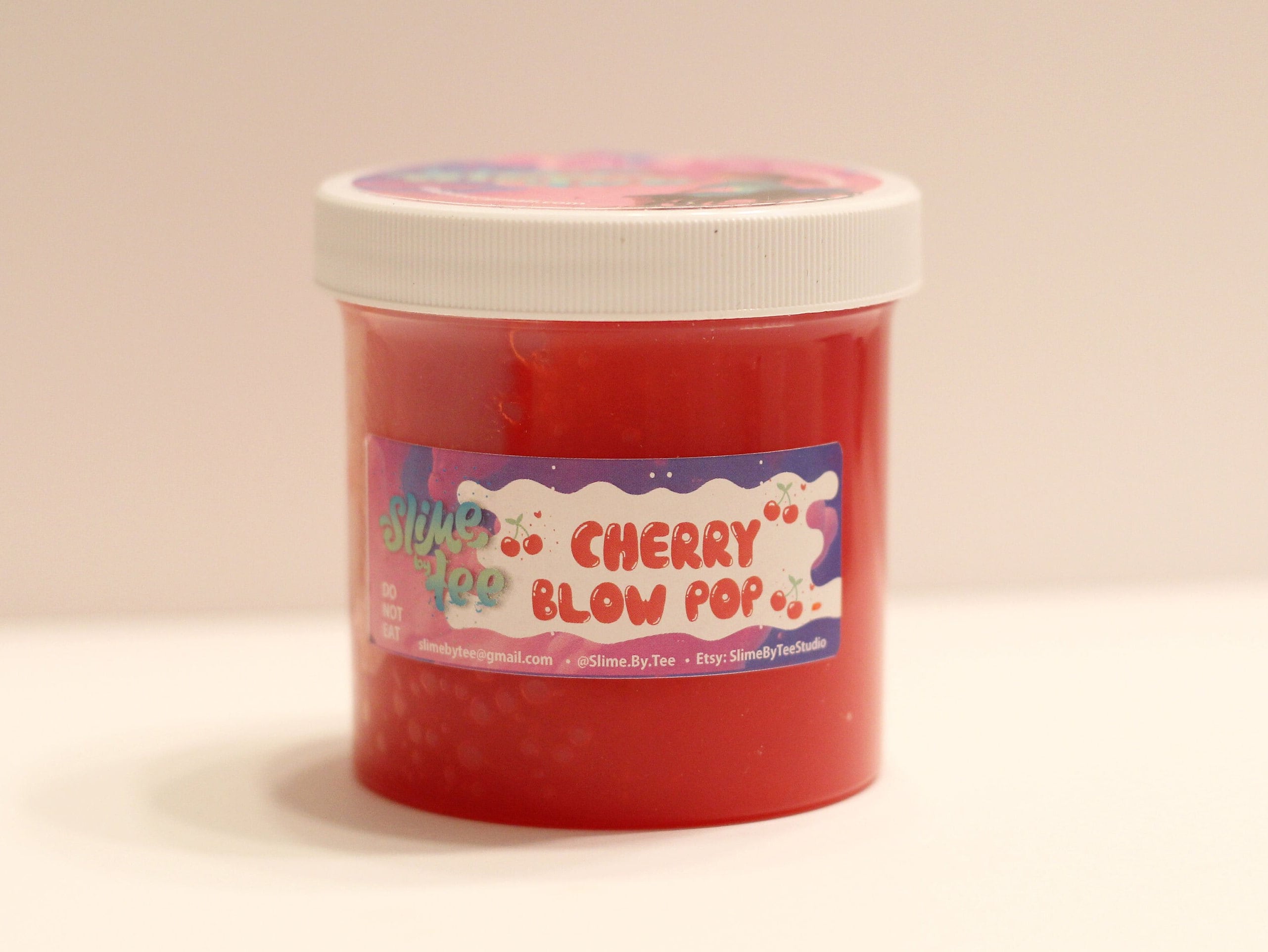 Cherry Blow Pop Slime - Etsy