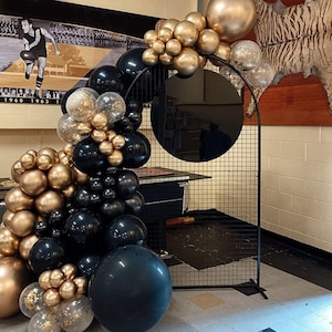 Black and Gold Balloon Arch Kit Birthday Party Decorations - Etsy