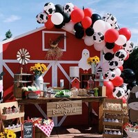 Farm Balloon Garland, Barnyard Balloon Kit, Farm Animal Balloons ...