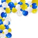 Blue and Yellow Balloon Garland Birthday Party Decorations | Wedding | Baby Shower Room Layout ...