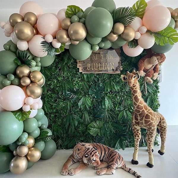 Pink and Green Balloon Arch - Etsy