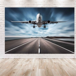 Airplane Birthday Backdrop: Pilot Theme Photo Booth Poster (7x5 FT) - Etsy