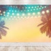 Tropical Backgrounds Summer Sea Beach Photo Backdrop Sand Cloudy Blue ...