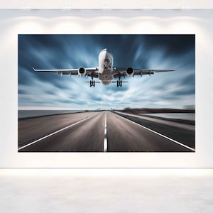 Airplane Birthday Backdrop: Pilot Theme Photo Booth Poster (7x5 FT) - Etsy