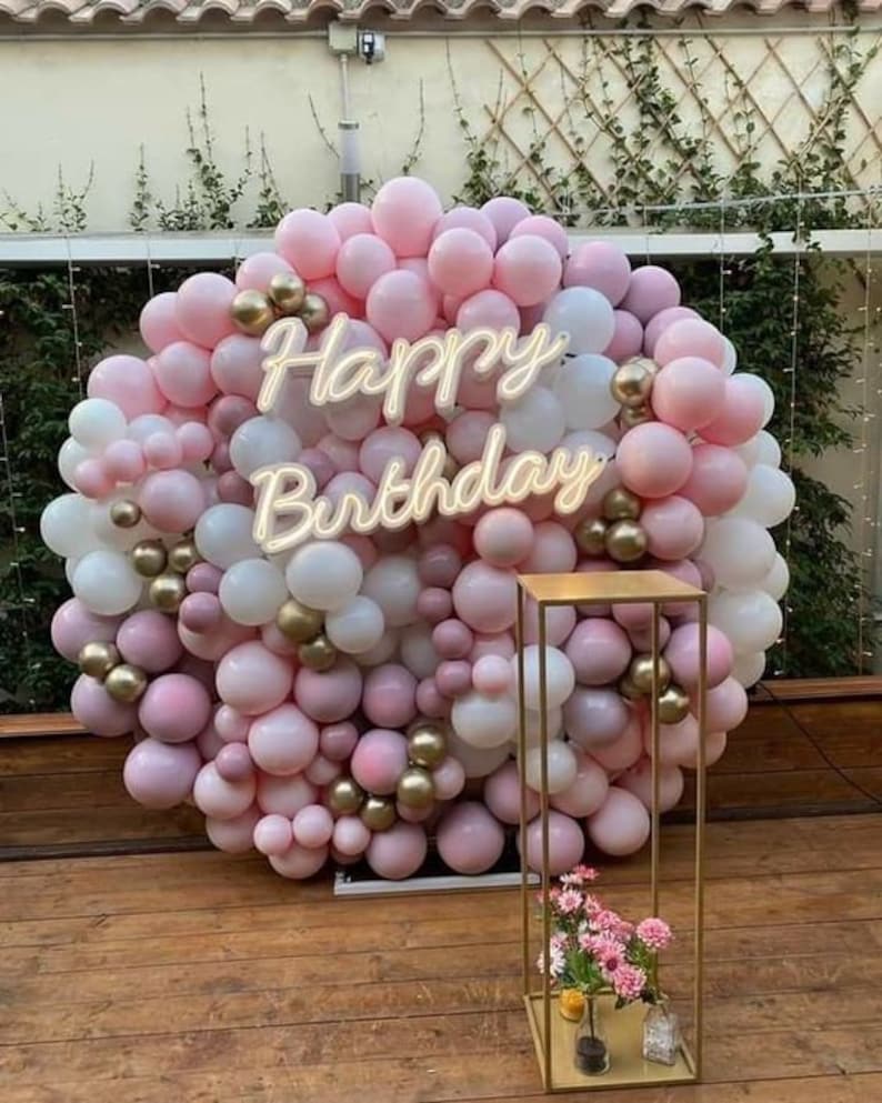 Dusty Pink Boho Balloons Garland Birthday Party Decorations - Etsy