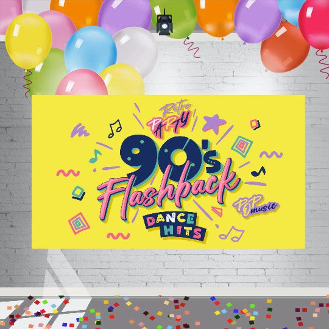 7X5FT 90's Pink Backdrop Retro Background for Birthday - Etsy