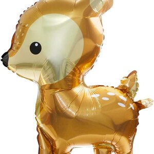Charming Woodland Deer Balloon Bouquet - Ideal for Celebrations and ...