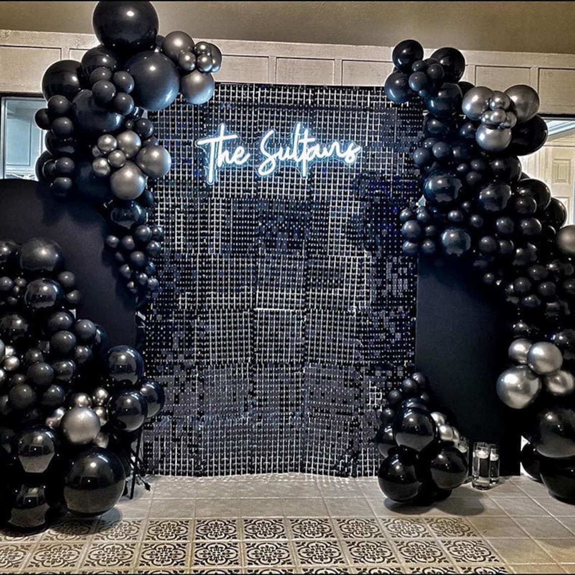 Black and Silver Balloon Arch Kit Birthday Party Decorations - Etsy