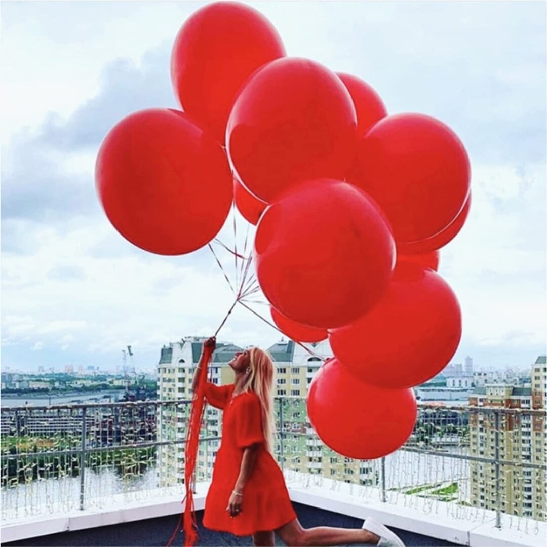 Red Balloon Birthday Party Decorations | Wedding | Baby Shower | Set ...