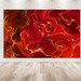 7X5FT Red and Gold Marble Party Decorations Backdrop Marble Background ...