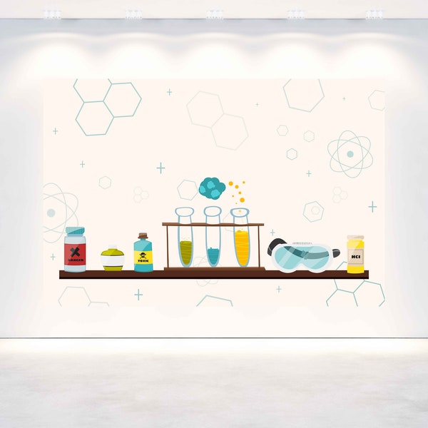 Science Lab Backdrop - Etsy