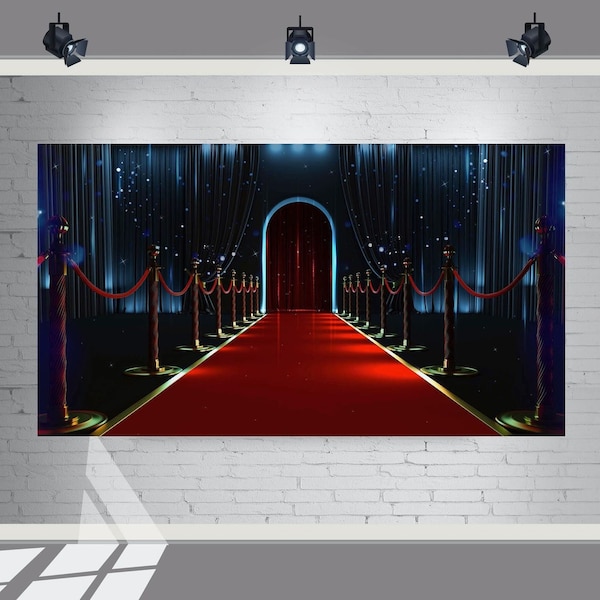 Red Carpet Backdrop - Etsy