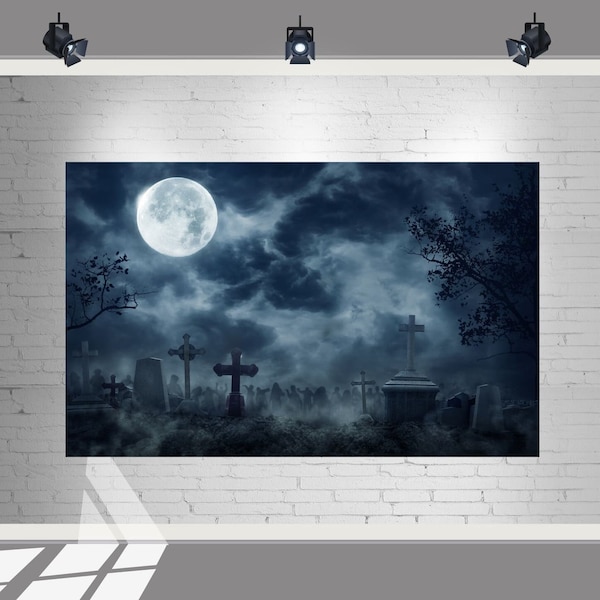 Halloween Backdrop - Etsy