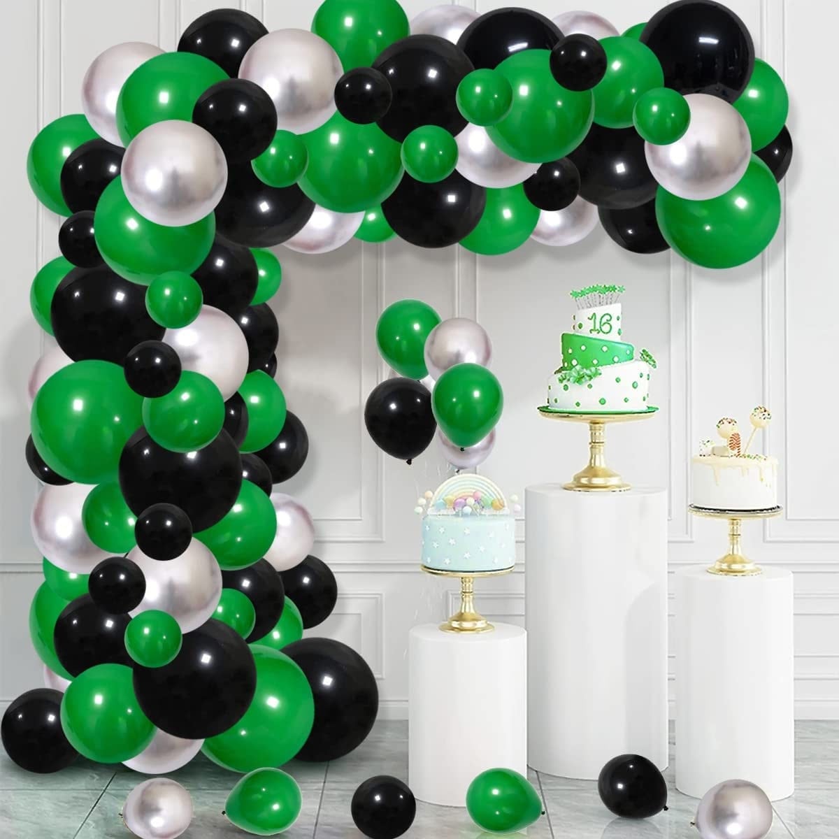 Centros De Mesa Con Globos Verdes Arreglos Con Globos – Arreglos