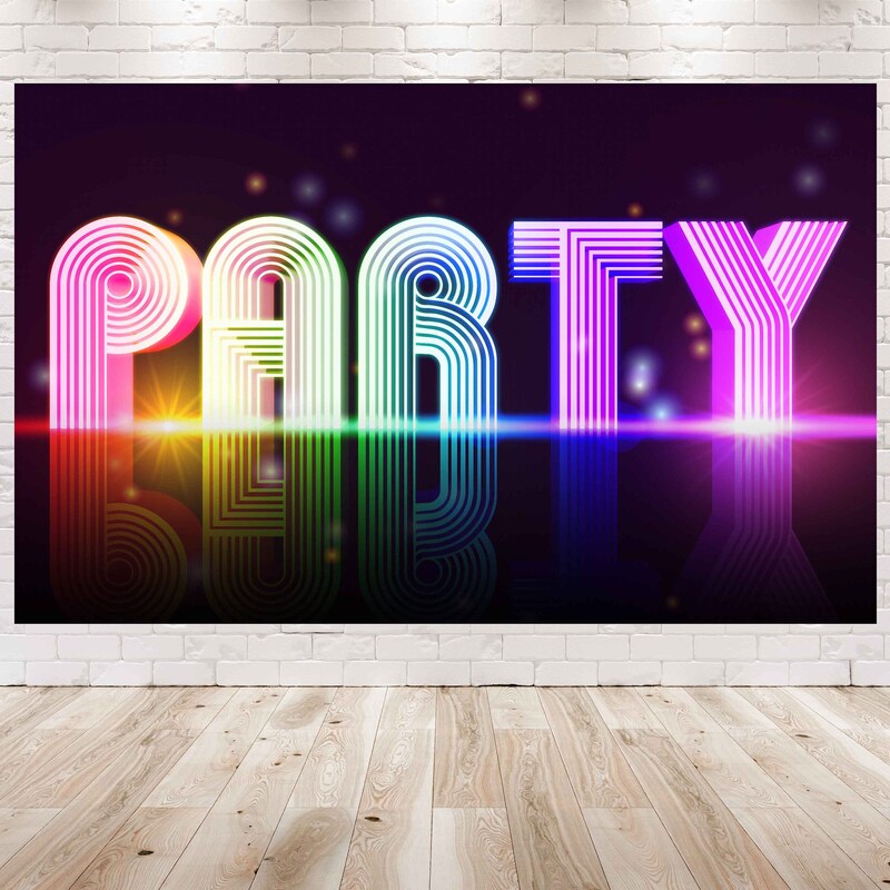 Neon Photo Backdrop - Etsy