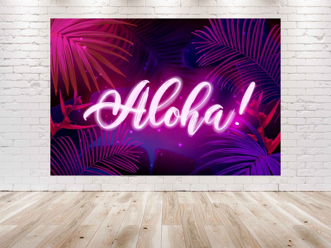 7X5FT Aloha Birthday Party Decorations Backdrop Cinco De Mayo Fiesta ...