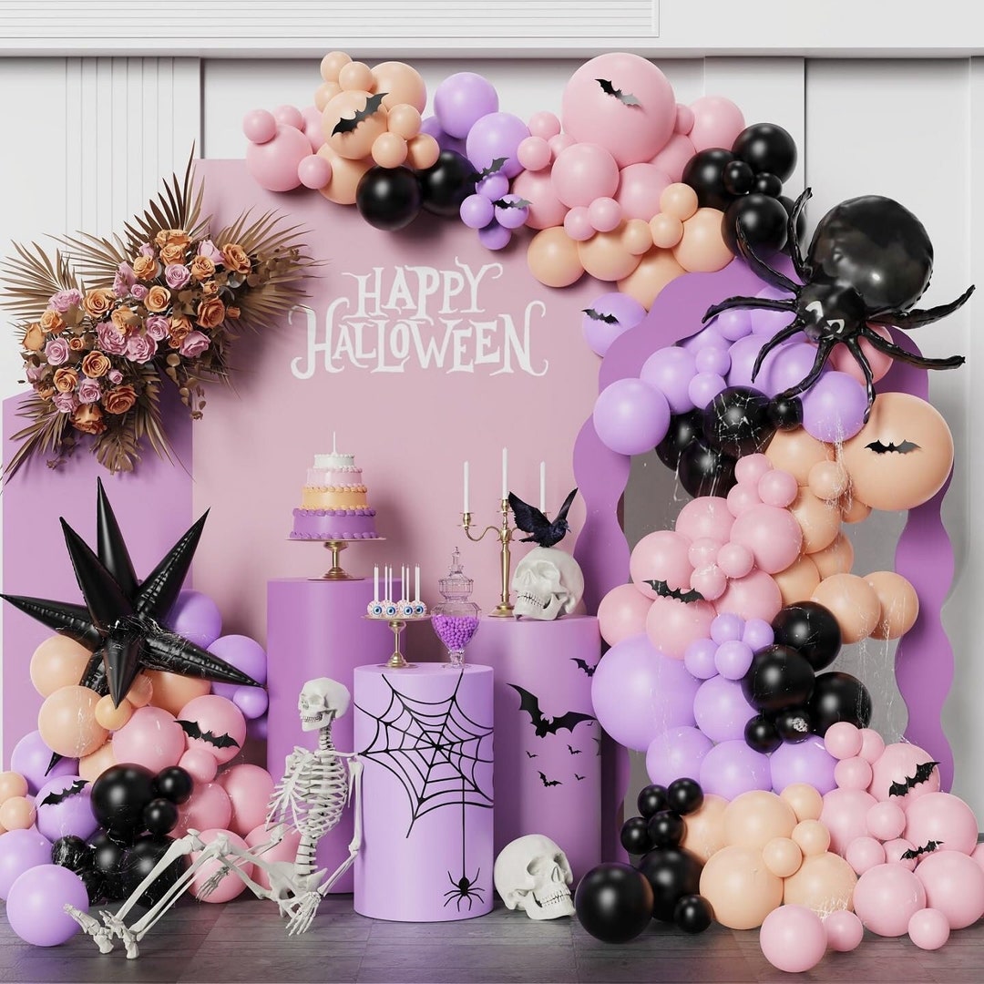 Halloween Balloons Set - Assorted Spooky Balloons for Hauntingly Fun ...