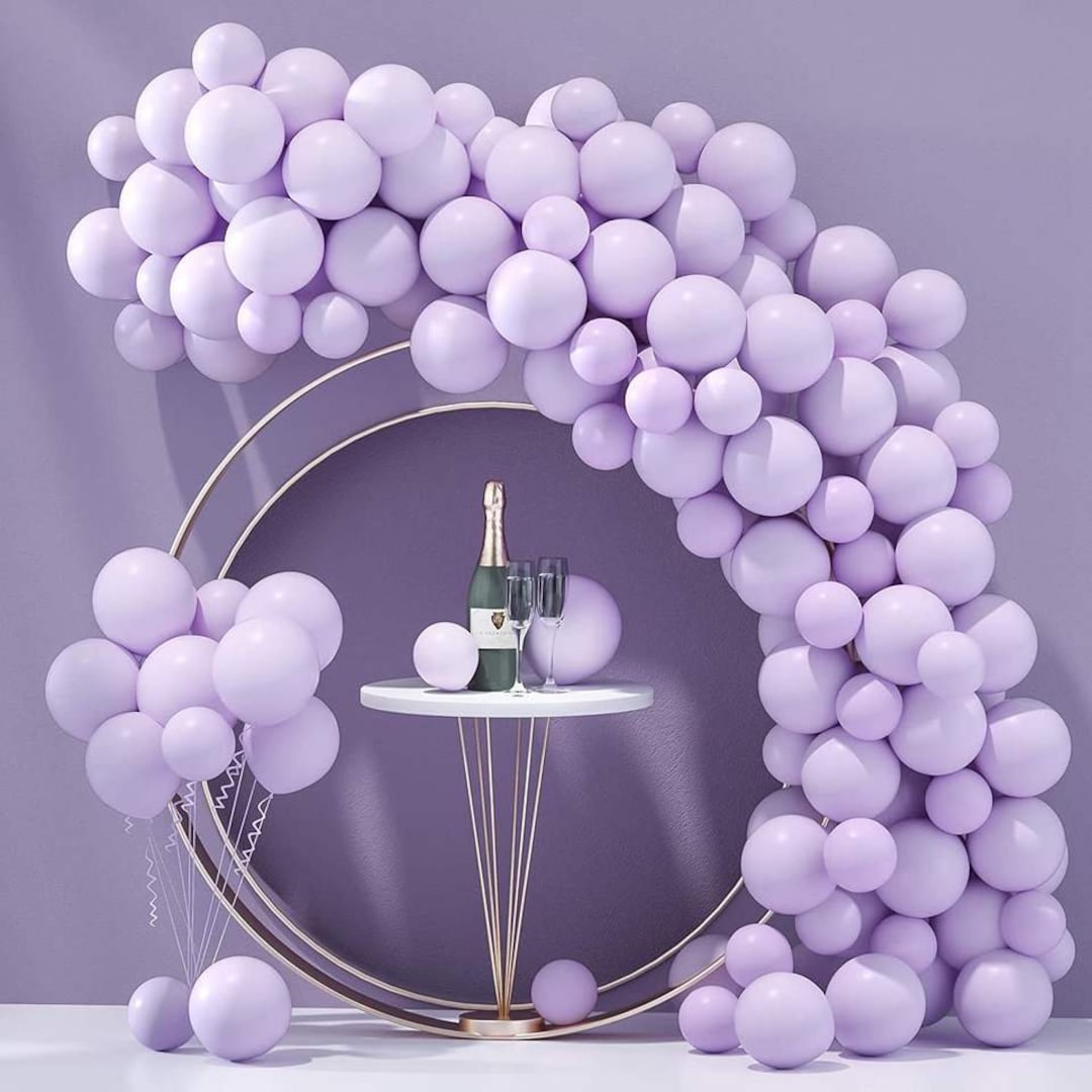 Light Purple Balloon Garland Birthday Party Decorations | Wedding ...