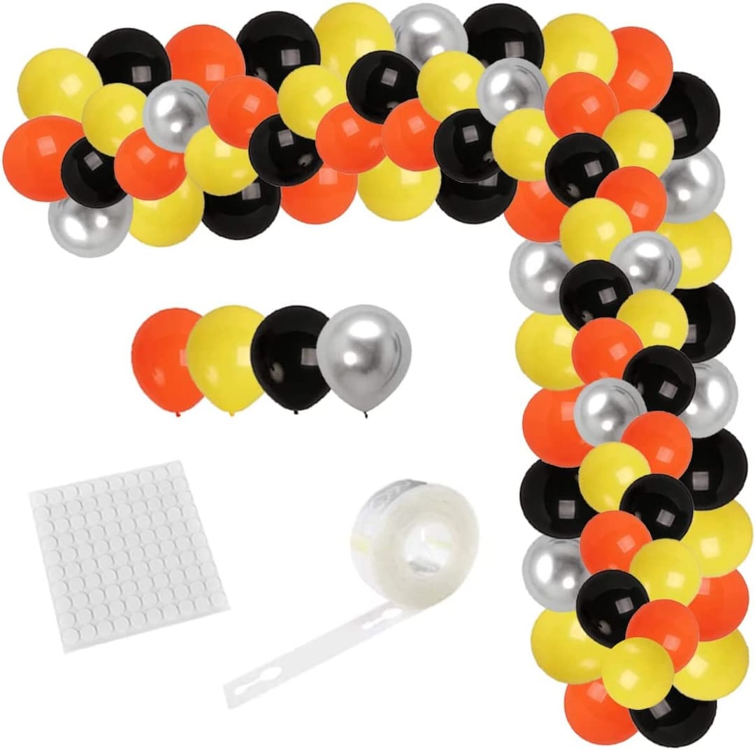 Construction Balloon Arch Birthday Party Decorations Baby Shower Road ...