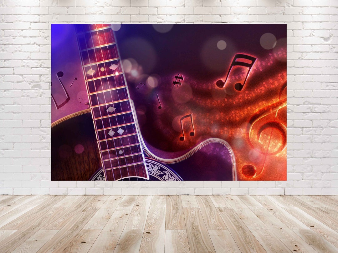 7X5FT Country Music Birthday Decorations Backdrop Guitar Theme ...